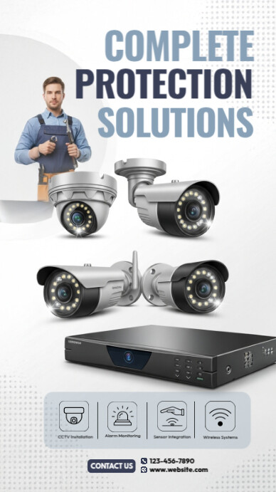 CCTV Installation Template | PosterMyWall