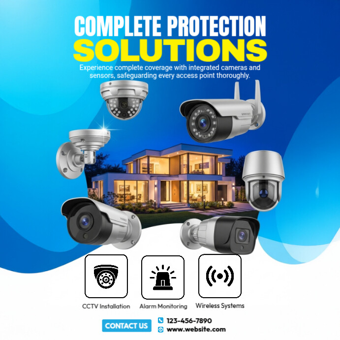 CCTV Installation Template | PosterMyWall