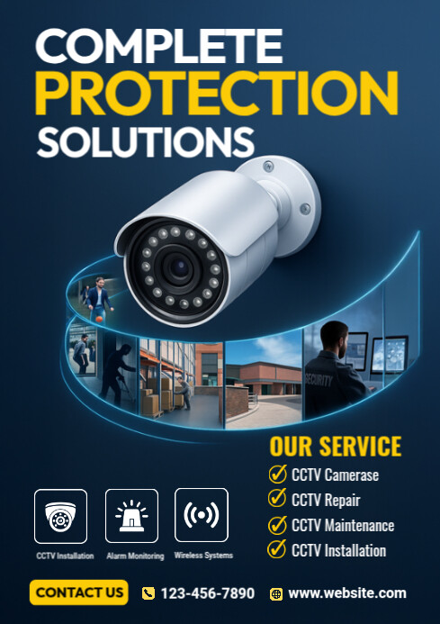 Copy of CCTV Installation | PosterMyWall