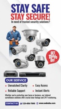 CCTV Service Template | PosterMyWall