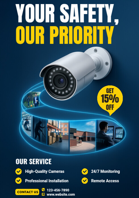 CCTV Installation Service Template | PosterMyWall