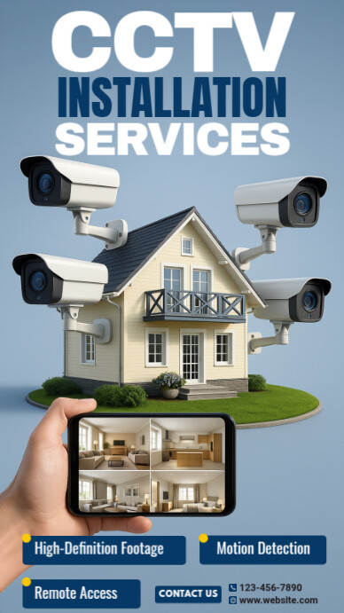 CCTV Installation Service Template | PosterMyWall