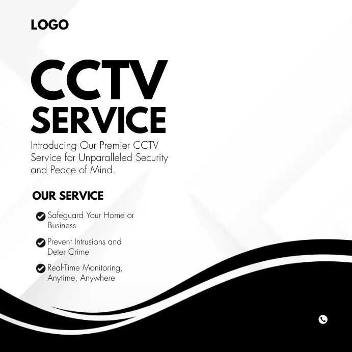 Plantilla de CCTV INSTALLATION SERVICE | PosterMyWall