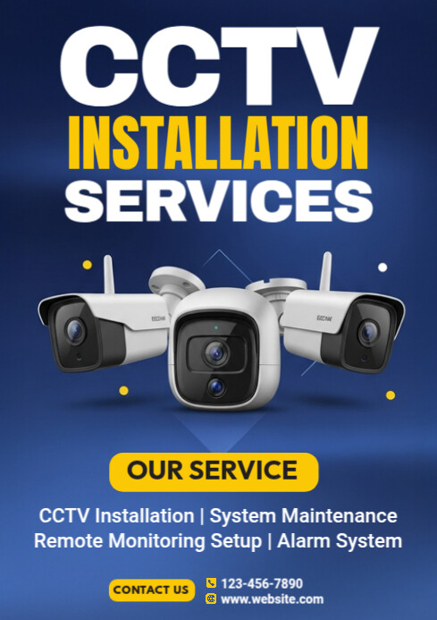 CCTV Installation Service Template | PosterMyWall