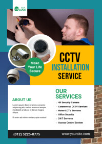 CCTV Installation Services Flyer Template | PosterMyWall