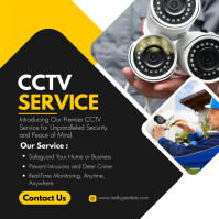 CCTV INSTALLATION SERVICES FLYERS Template | PosterMyWall