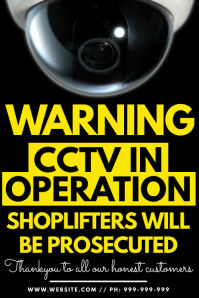 CCTV Poster Template | PosterMyWall