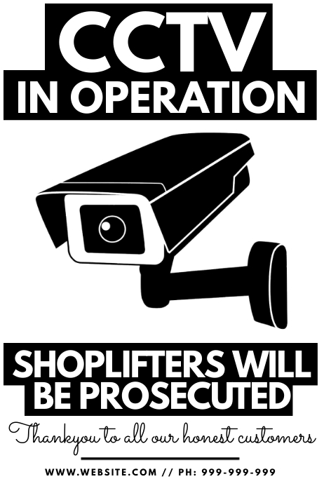 CCTV Poster Template | PosterMyWall