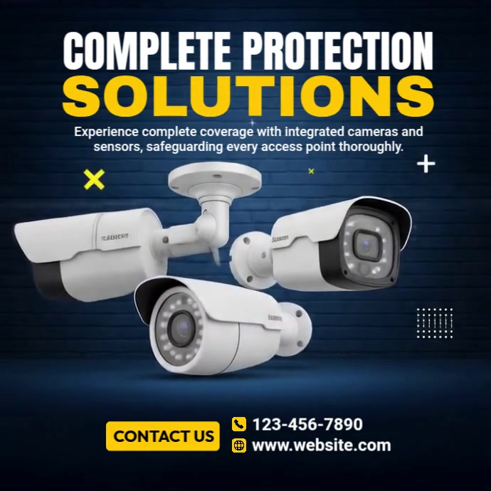 CCTV Service Template | PosterMyWall