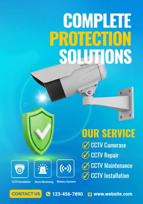 CCTV Service Template | PosterMyWall