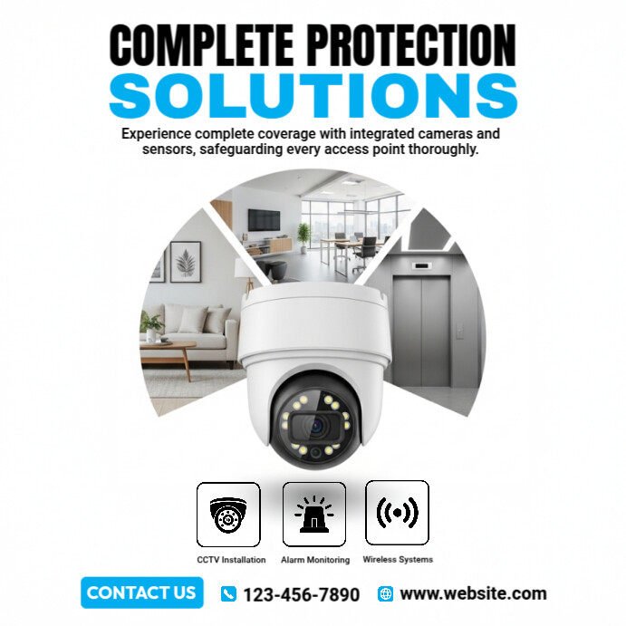 CCTV Service Template | PosterMyWall