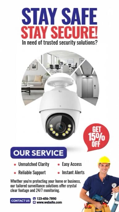 CCTV Service Template | PosterMyWall