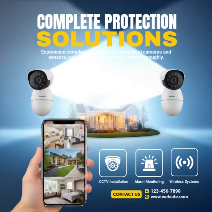 CCTV Service Template | PosterMyWall