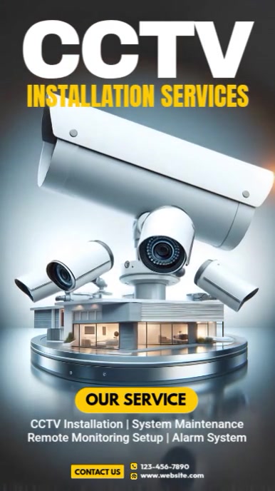 Copy of CCTV Service | PosterMyWall