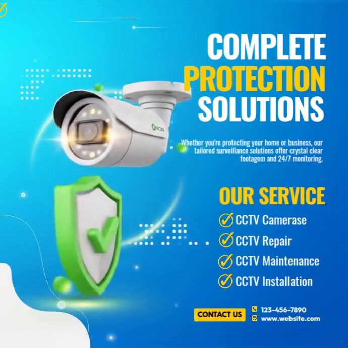CCTV Service Template | PosterMyWall