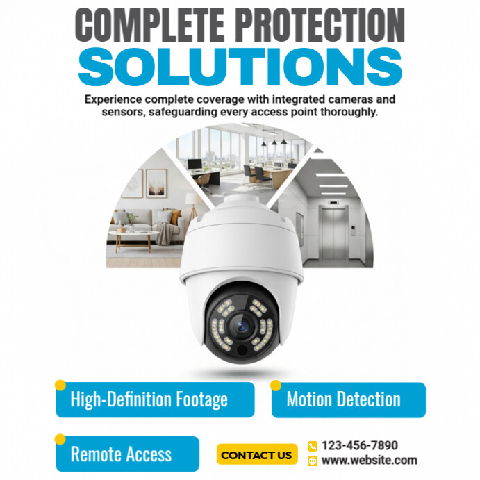 CCTV Service Template | PosterMyWall