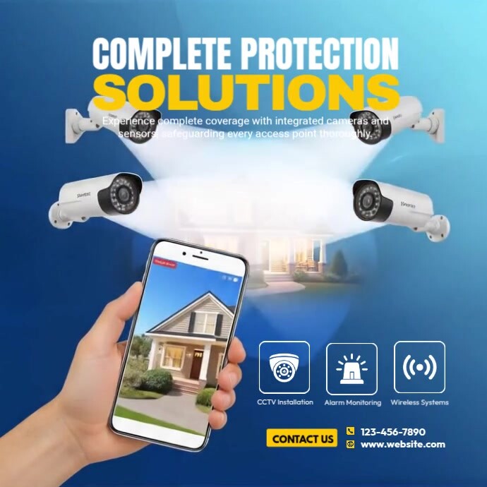 CCTV Service Template | PosterMyWall