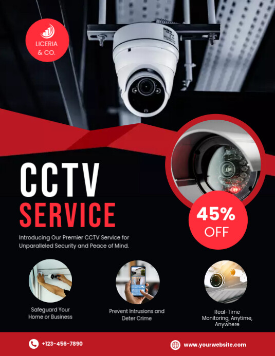 Copy of cctv service template | PosterMyWall