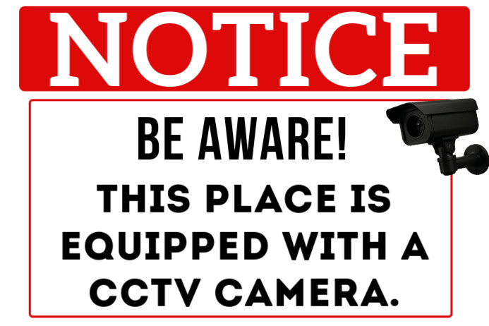 CCTV surveillance sign Template | PosterMyWall