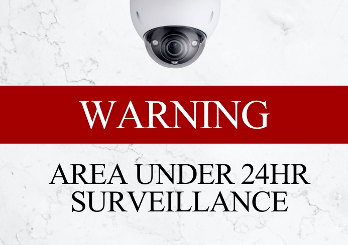 Cctv ภายใต้ โปสเตอร์ กล้องวงจรปิด เทมเพลต | PosterMyWall