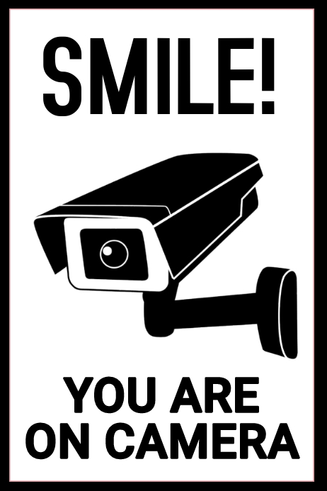 cctv warning post Template | PosterMyWall