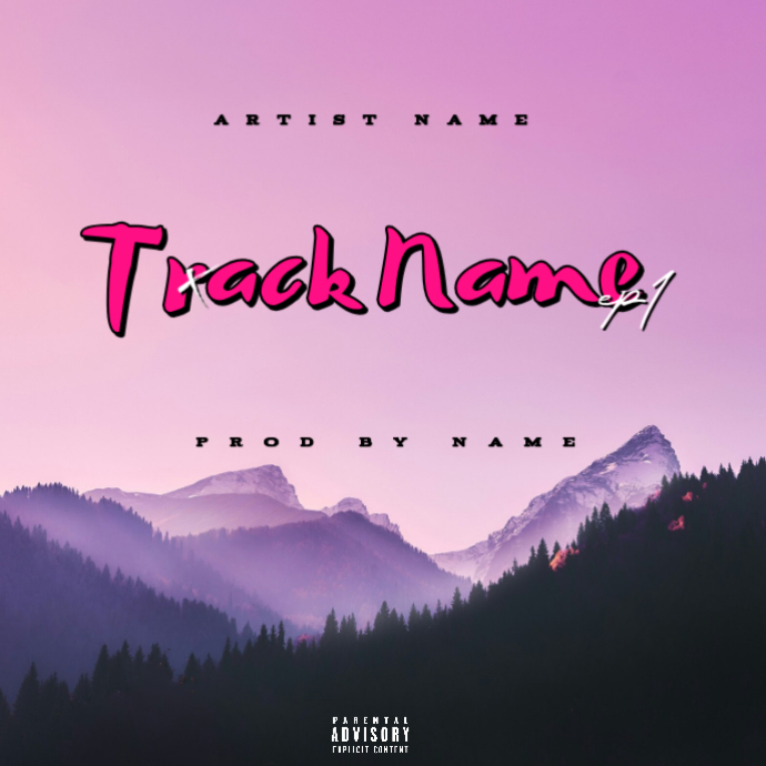 Plantilla de CD album cover art work template | PosterMyWall