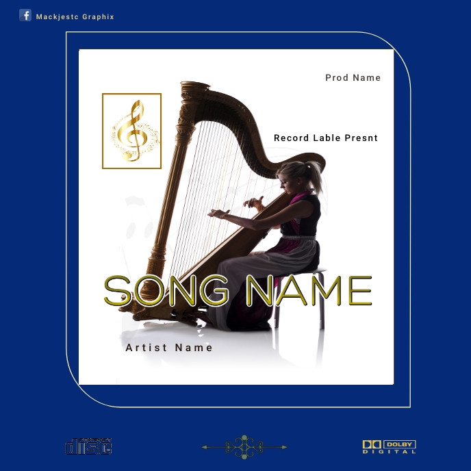 CD Cover Template | PosterMyWall