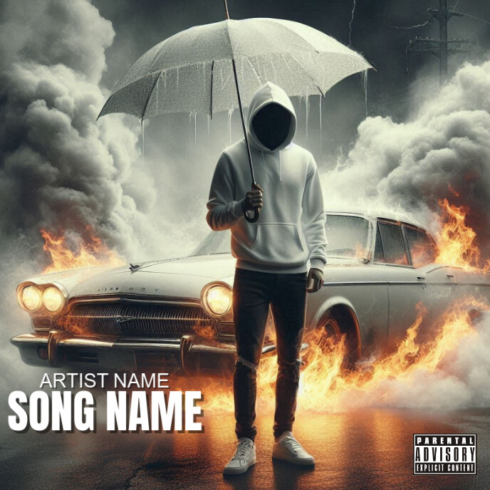 Cd cover song cover alone sad album cover Template | PosterMyWall