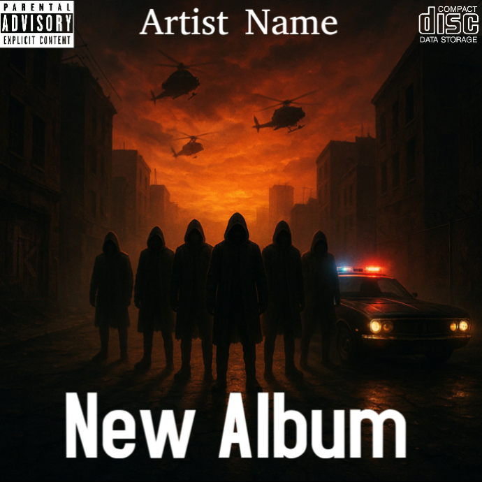CD Gang Police Mafia Mixtape/ Album Cover Template | PosterMyWall