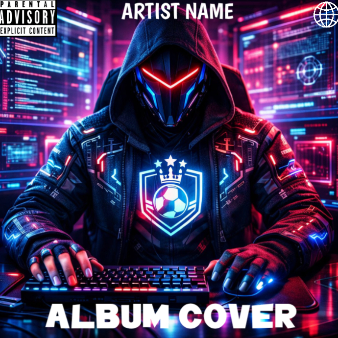 CD Mixtape/Album Album Cover Artwork Template | PosterMyWall