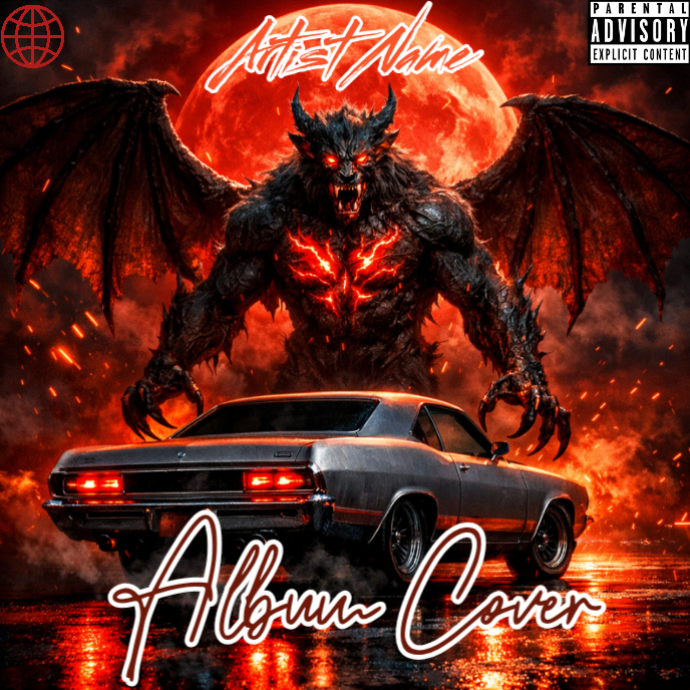 Plantilla de CD Mixtape/Album Album Cover Artwork Template | PosterMyWall