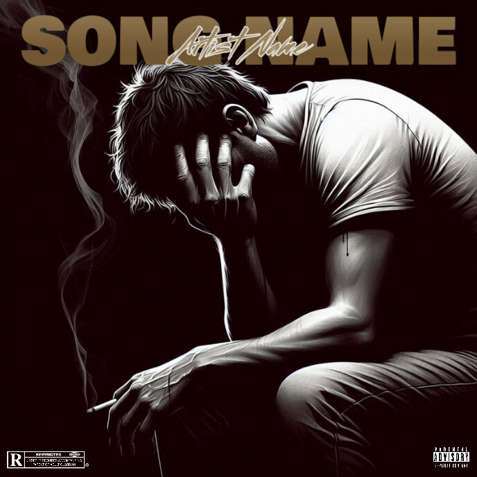 CD mixtape album cover art work template | PosterMyWall