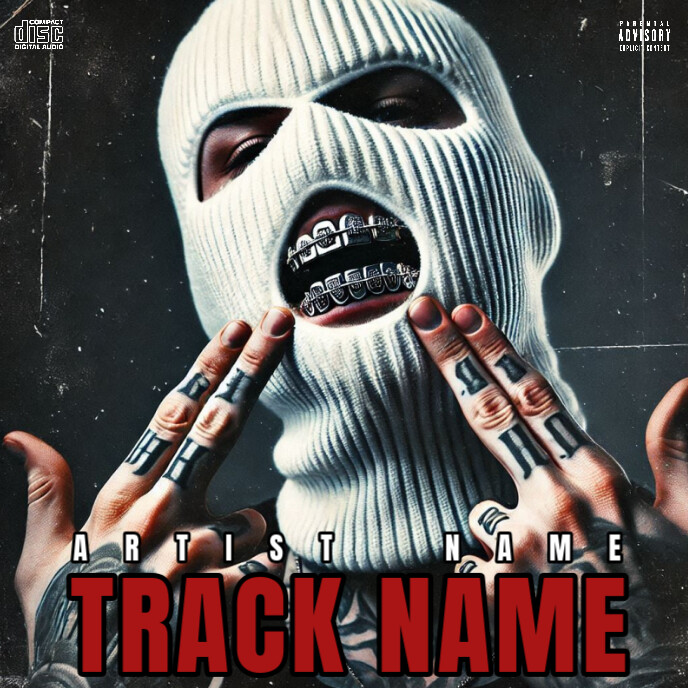 CD mixtape album cover art work template | PosterMyWall