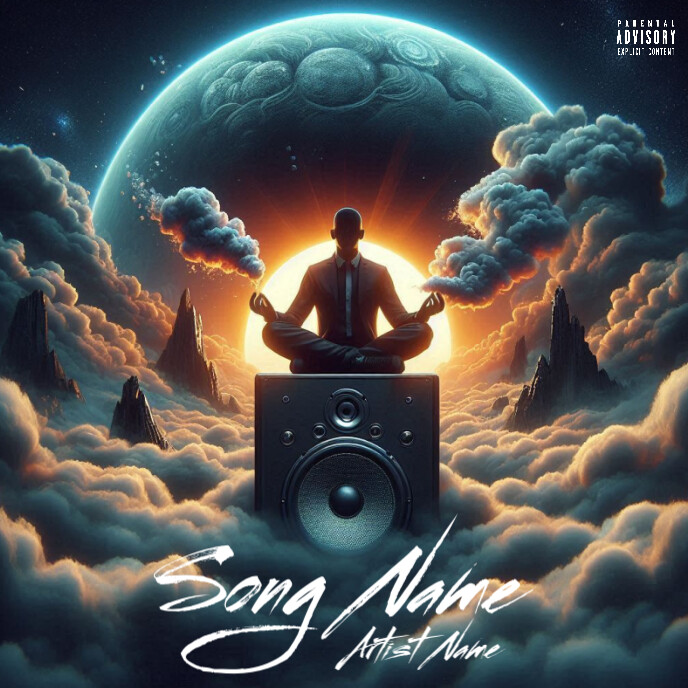 CD mixtape album cover art work template | PosterMyWall