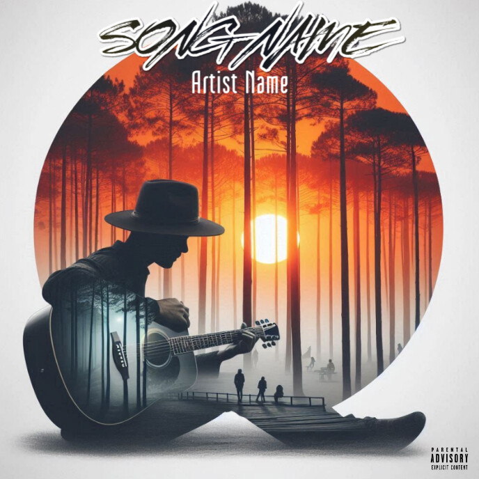 CD mixtape album cover art work template | PosterMyWall