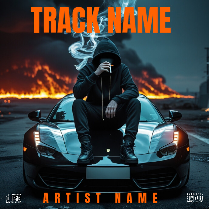 CD mixtape album cover art work template | PosterMyWall