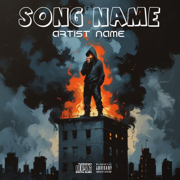 CD mixtape album cover art work template | PosterMyWall