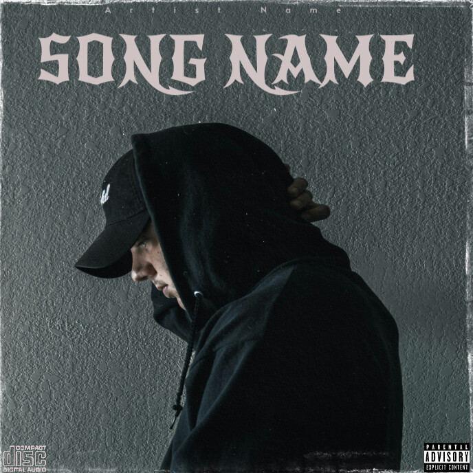 CD Mixtape/Album Cover Artwork Template | PosterMyWall