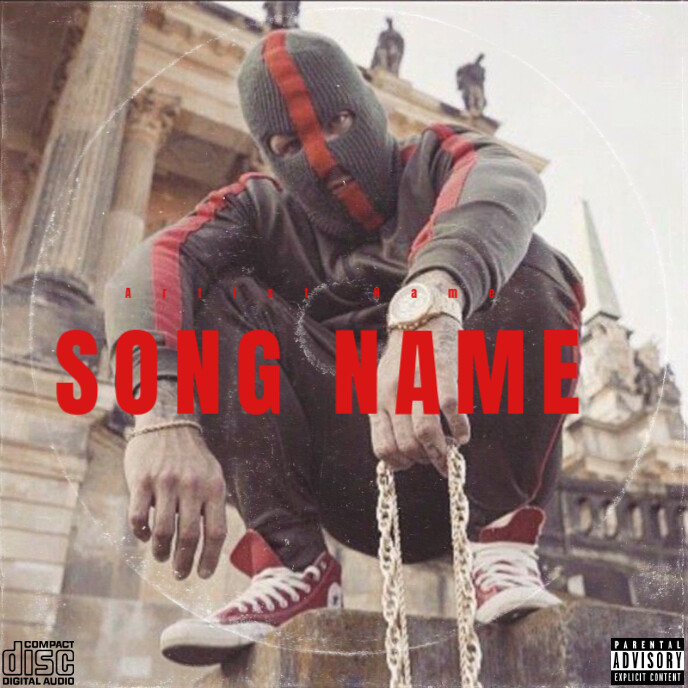 CD Mixtape/Album Cover Artwork Template | PosterMyWall