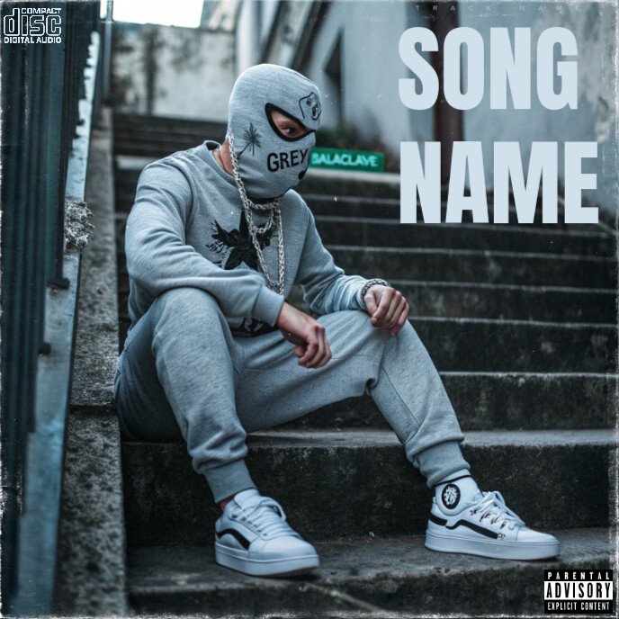 CD Mixtape/Album Cover Artwork Template | PosterMyWall