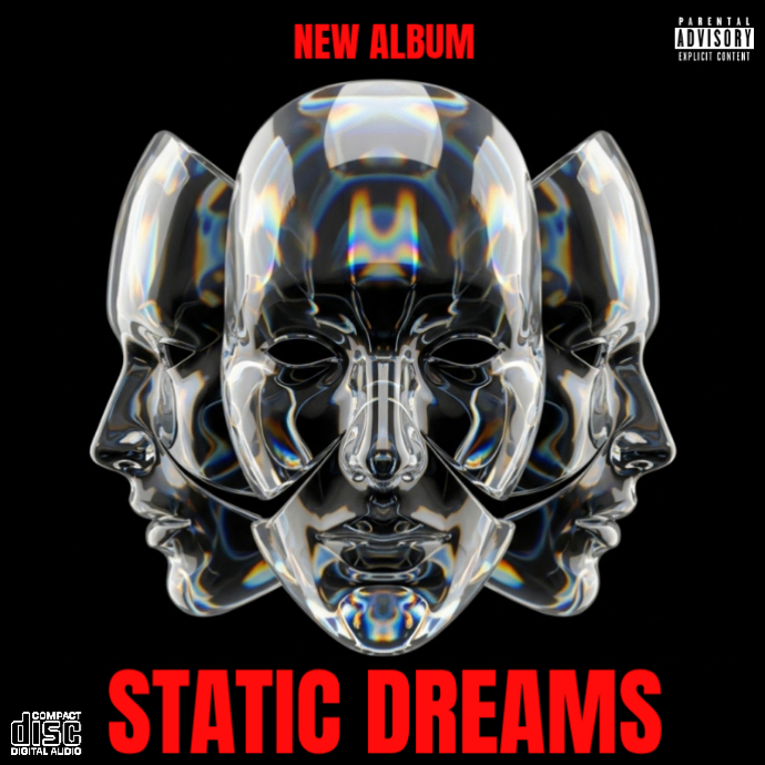 CD Mixtape/Album Cover Artwork Template | PosterMyWall