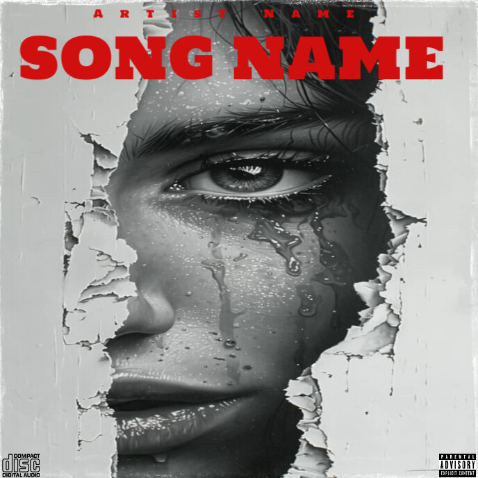 CD Mixtape/Album Cover Artwork Template | PosterMyWall