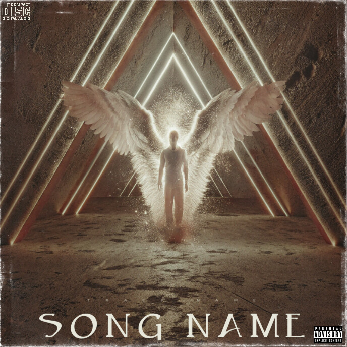 CD Mixtape/Album Cover Artwork Template | PosterMyWall