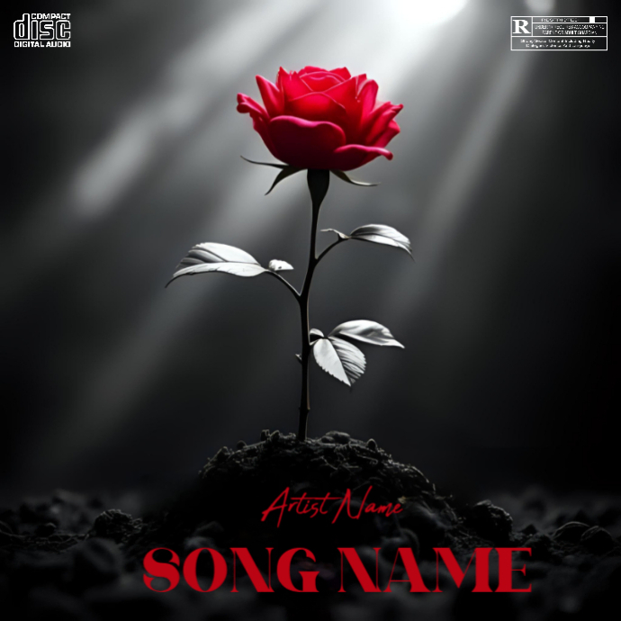 CD Mixtape/Album Cover Artwork Template | PosterMyWall