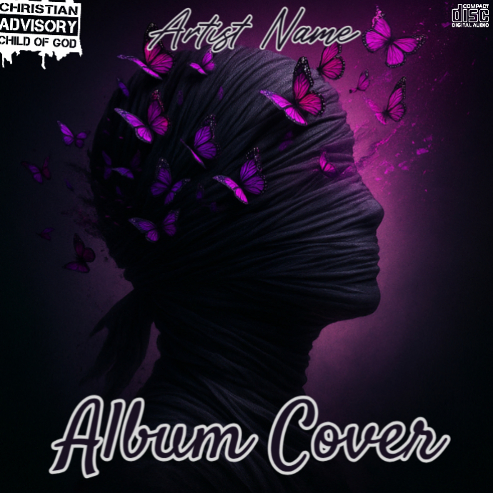 CD Mixtape/ Album Cover Artwork Template | PosterMyWall