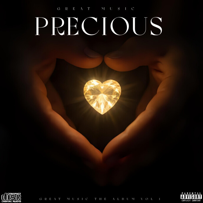 CD Mixtape/Album Cover Artwork Template | PosterMyWall