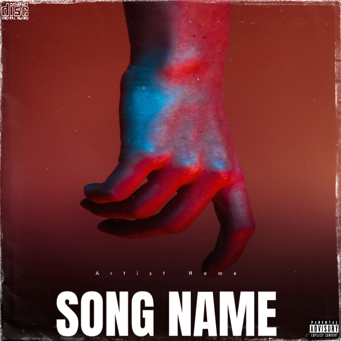 CD Mixtape/Album Cover Artwork Template | PosterMyWall