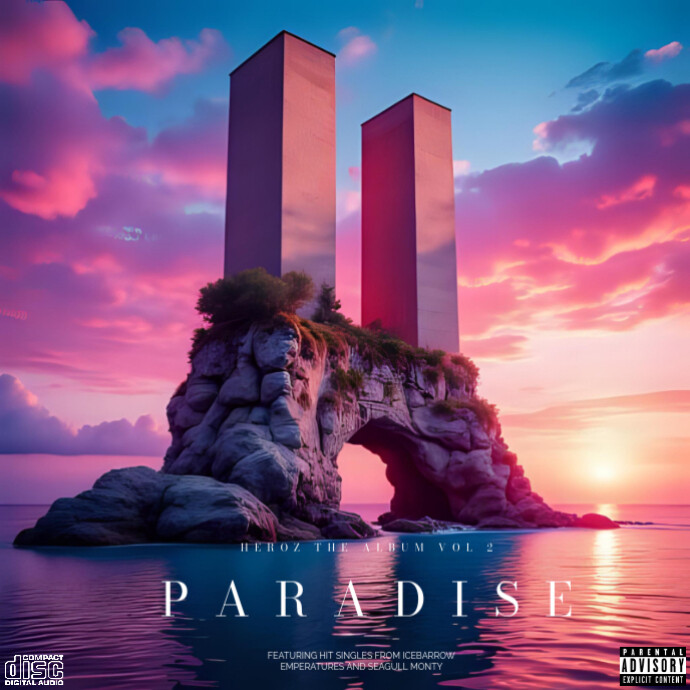 CD Mixtape/Album Cover Artwork Template | PosterMyWall