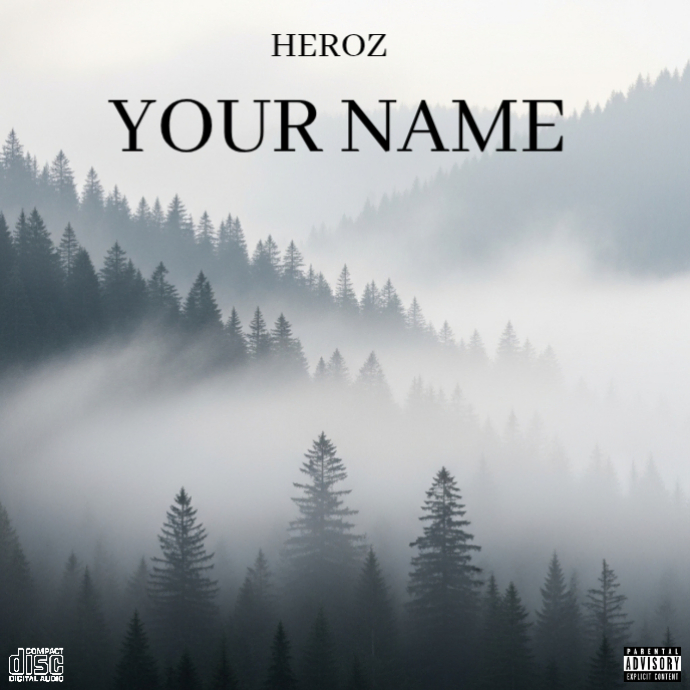 CD Mixtape/Album Cover Artwork Template | PosterMyWall