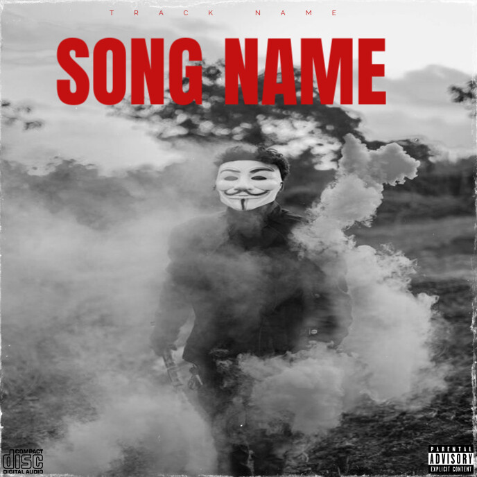 CD Mixtape/Album Cover Artwork Template | PosterMyWall